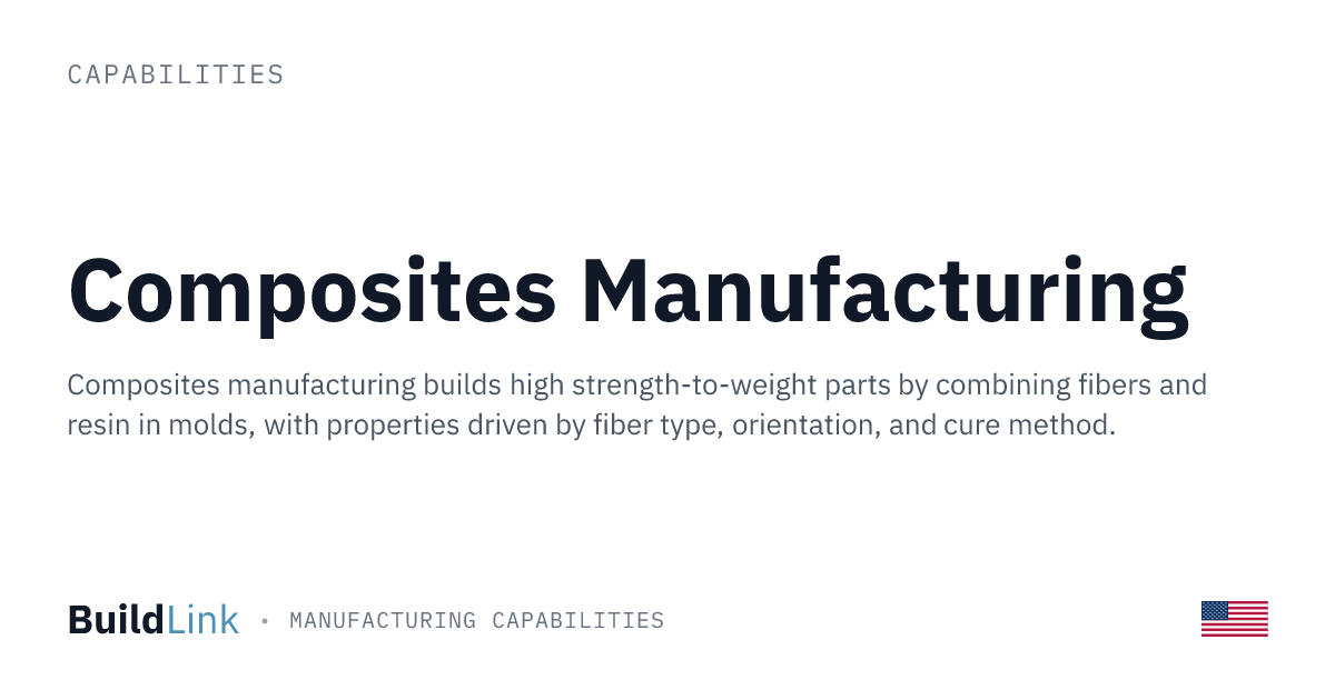 Composites Manufacturing - Manufacturing Capabilities - BuildLink